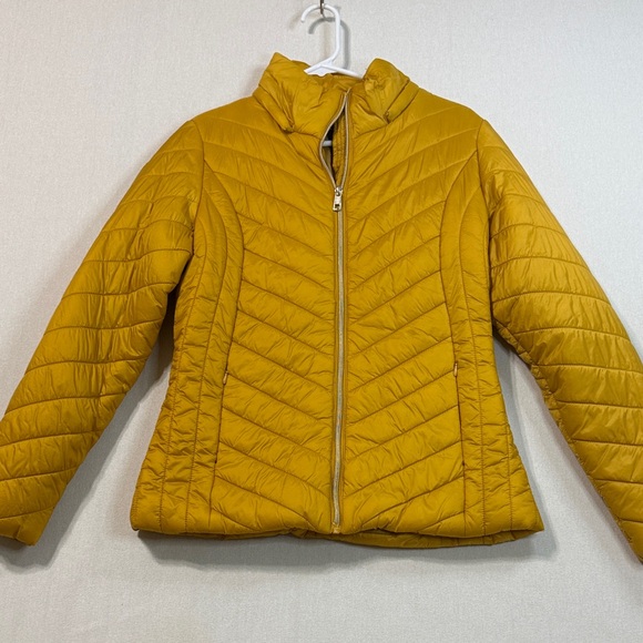 F&F | Jackets & Coats | Ff Womens Mustard Puffer Jacket | Poshmark